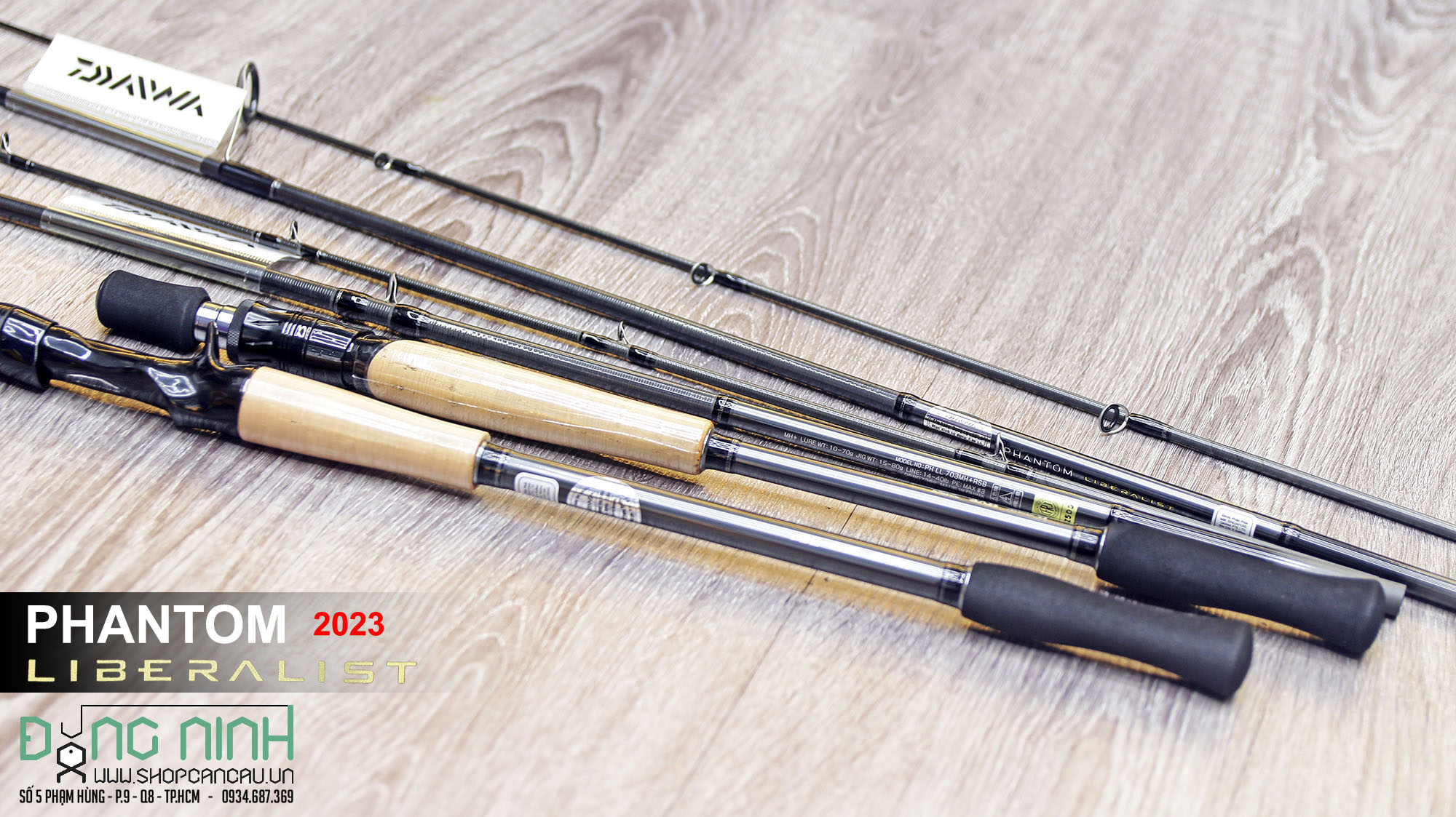 Cần lure Daiwa Phantom Liberalist - 2023